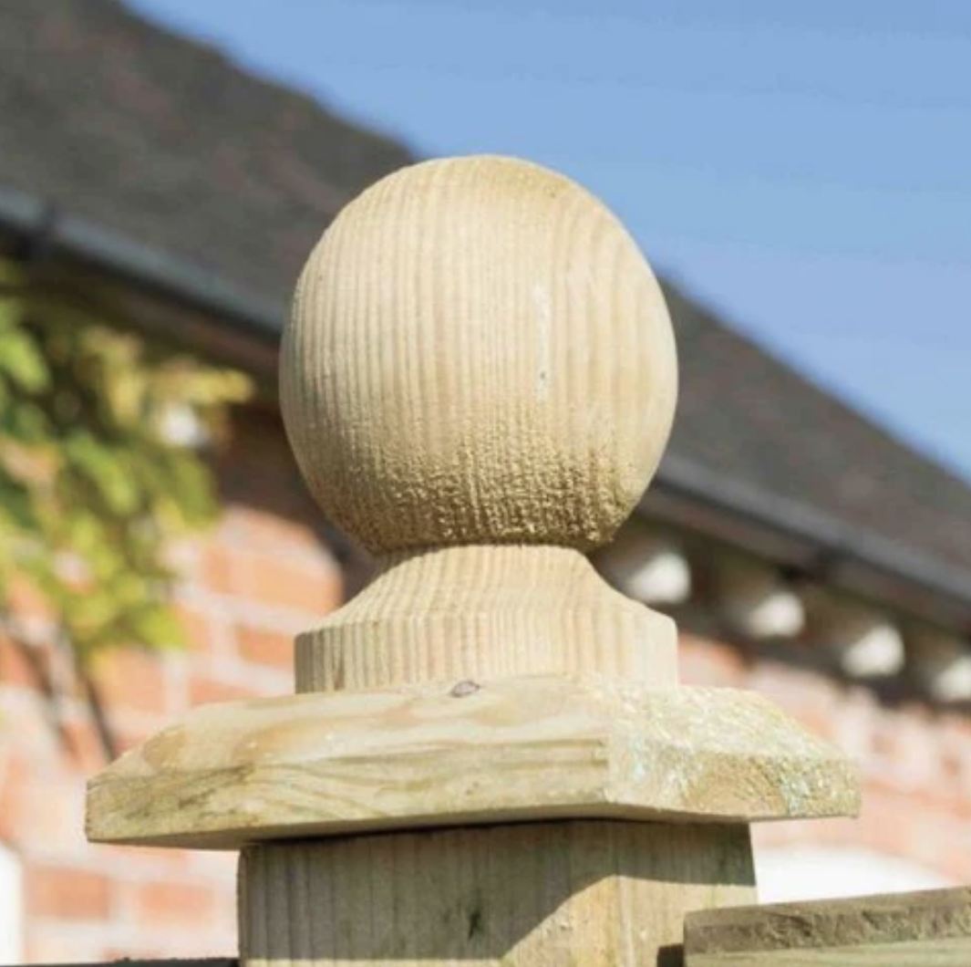 Wooden Fence Post Caps | Durable Timber Fence Finials & Protection