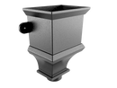 Victrix Cast Aluminium Hopper - 100mm Outlet With 30mm Standoff