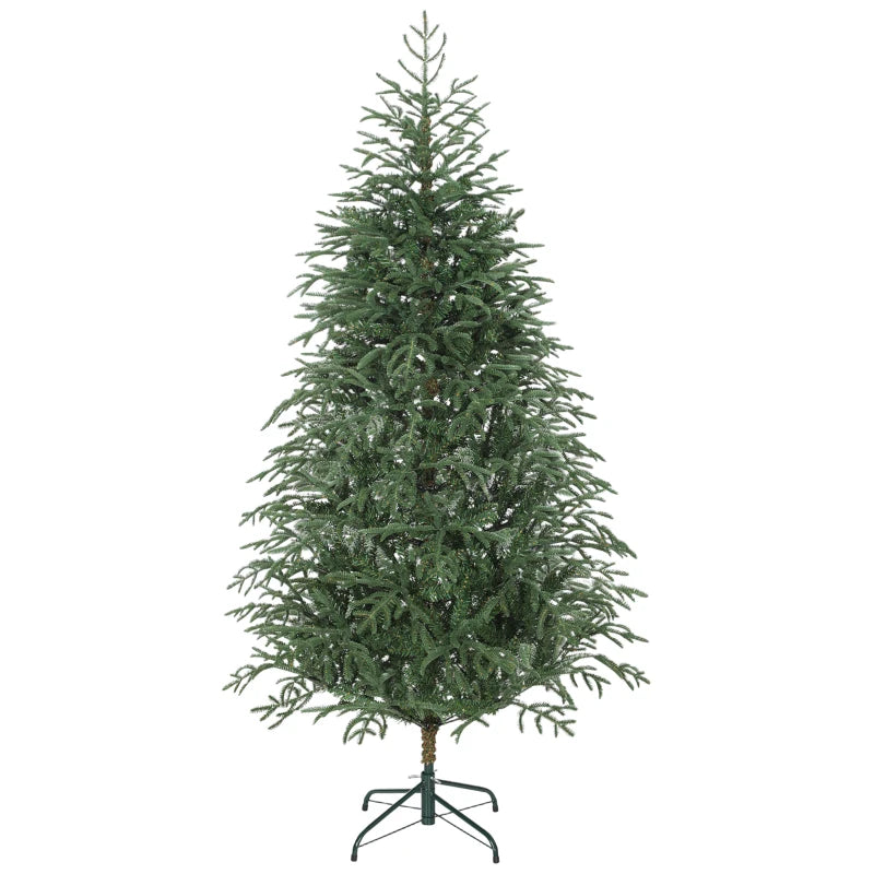 6ft Full Spruce Christmas Tree with Realistic Dense Tips - Easy Assemb