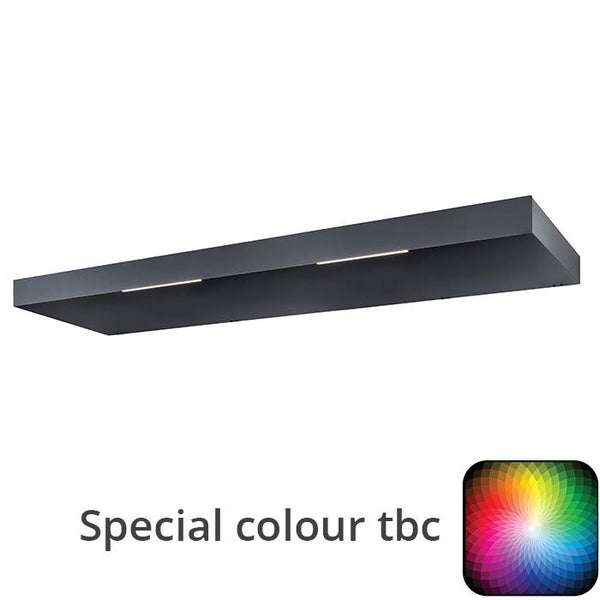 250x90cm Aluminium Canopy With LED Light Strip - Bespoke Colour