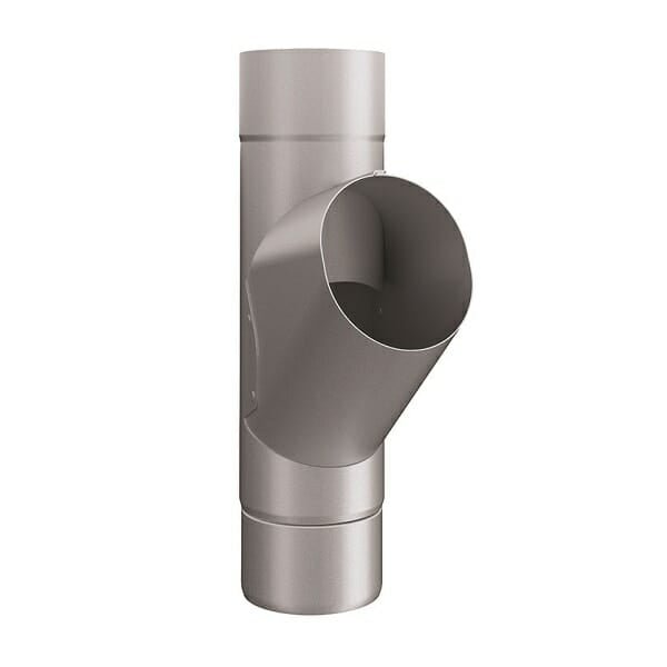 Lindab Round Steel Adjustable Downpipe Branch - Trade Warehouse