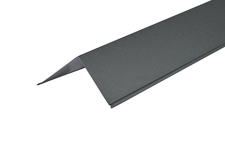 Metal GreenCoat® Pural Coated Slate Grey Barge Flashing 150mm x 150mm